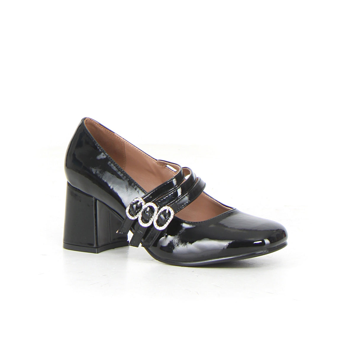 Mary Jane con tacco nero MARTIN PESCATORE | Boscaini