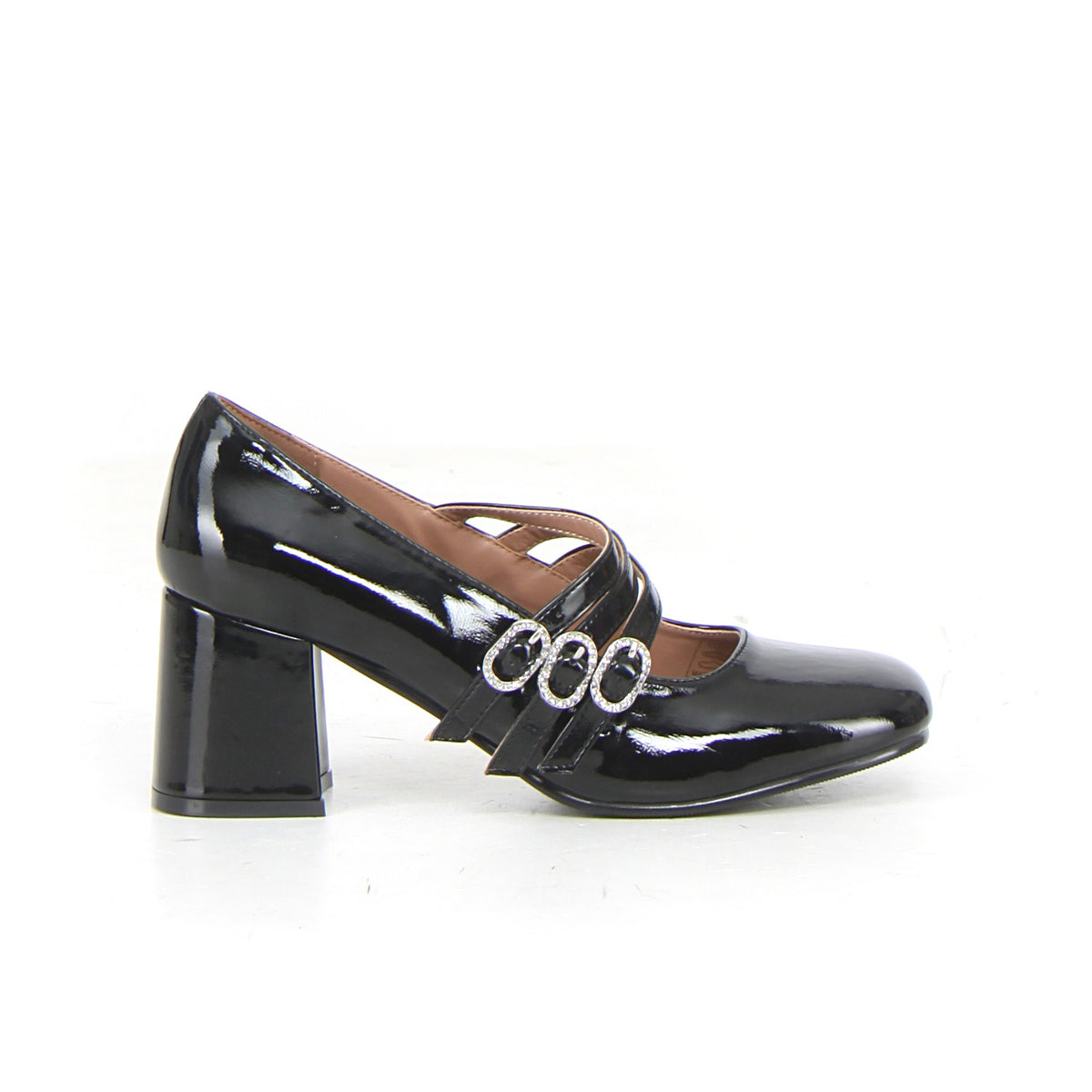 Mary Jane con tacco nero MARTIN PESCATORE | Boscaini