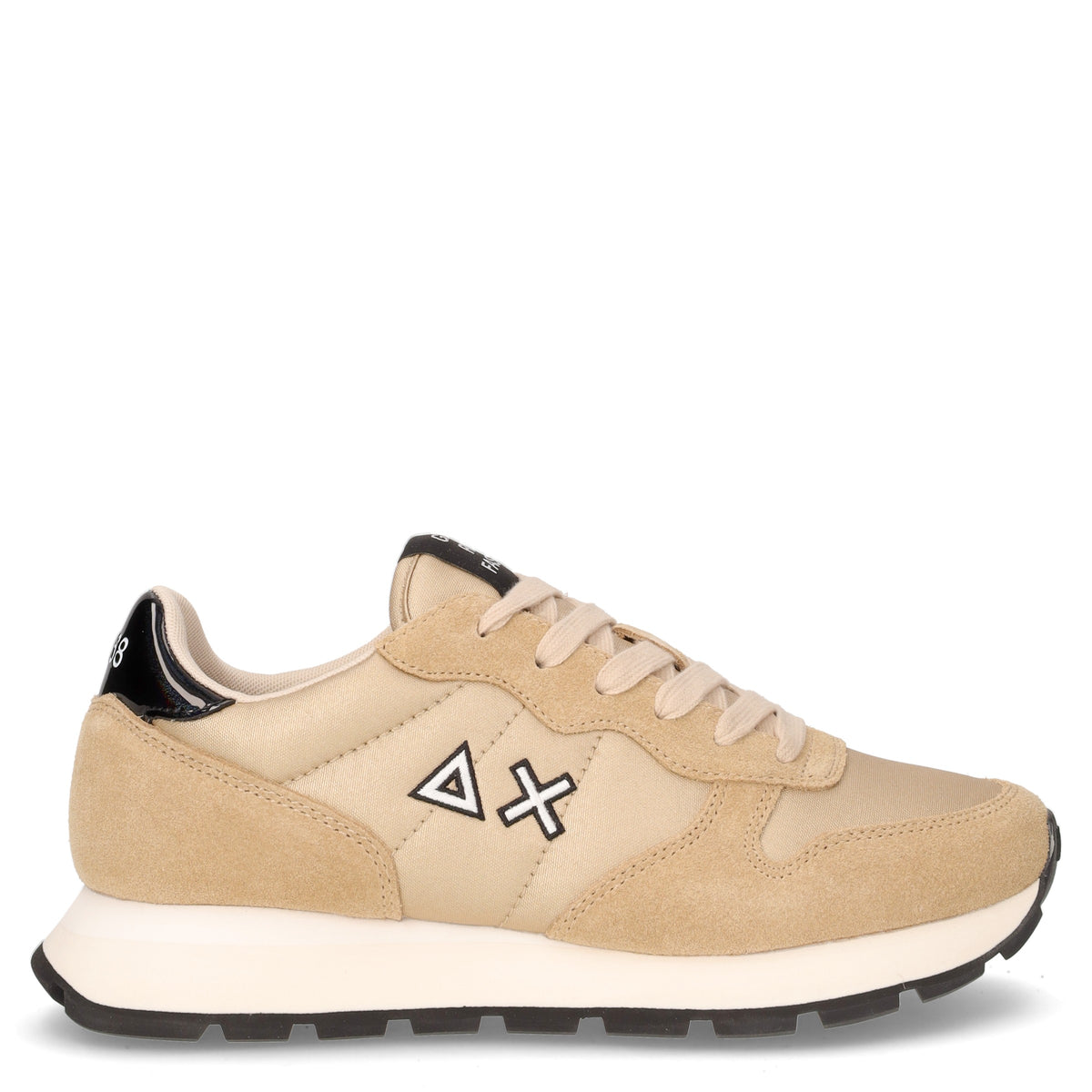 Ally Bright Nylon sneaker in pelle e tessuto oro SUN68 | Boscaini