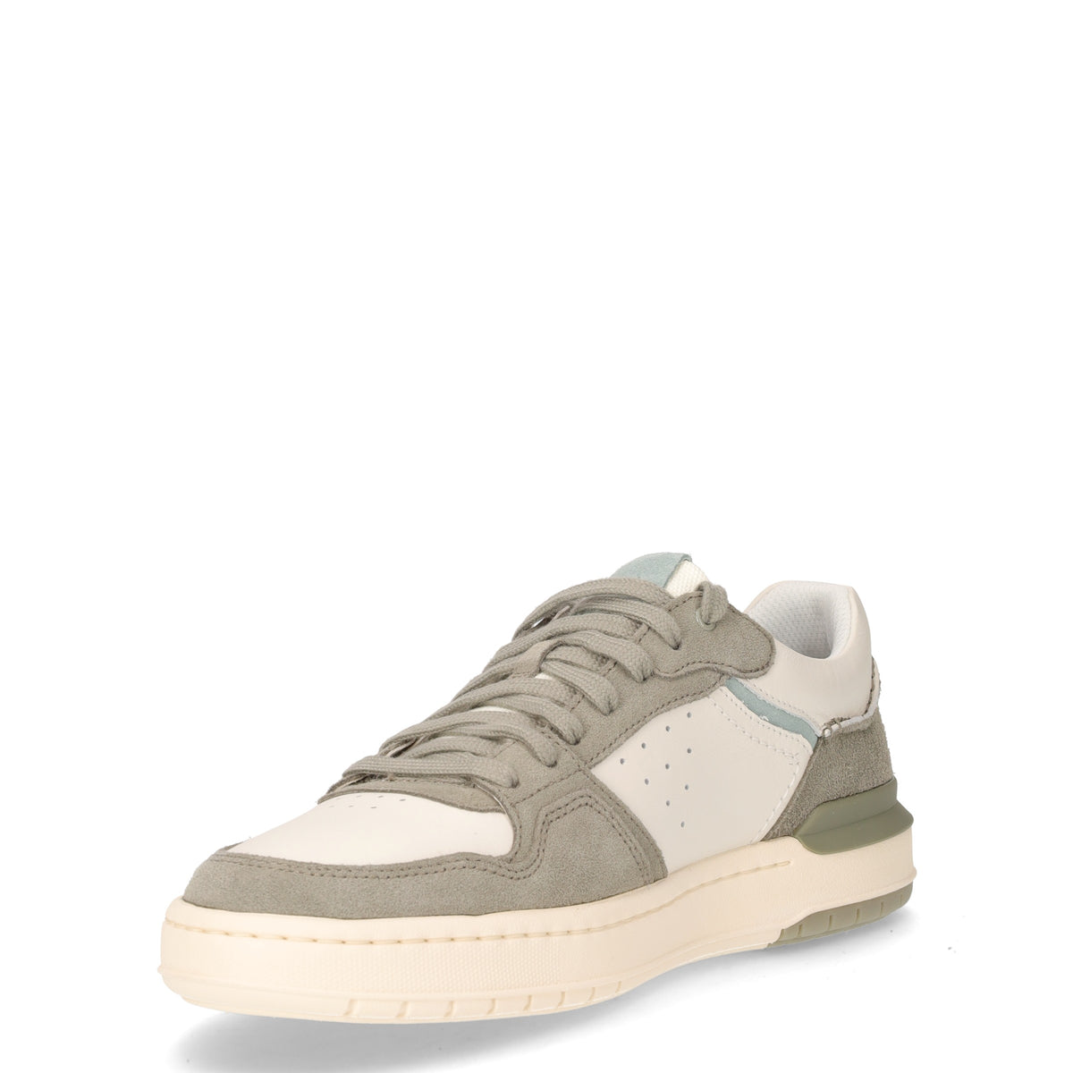 Courtlite 2 sneaker in pelle bianco grigio CLARKS | Boscaini